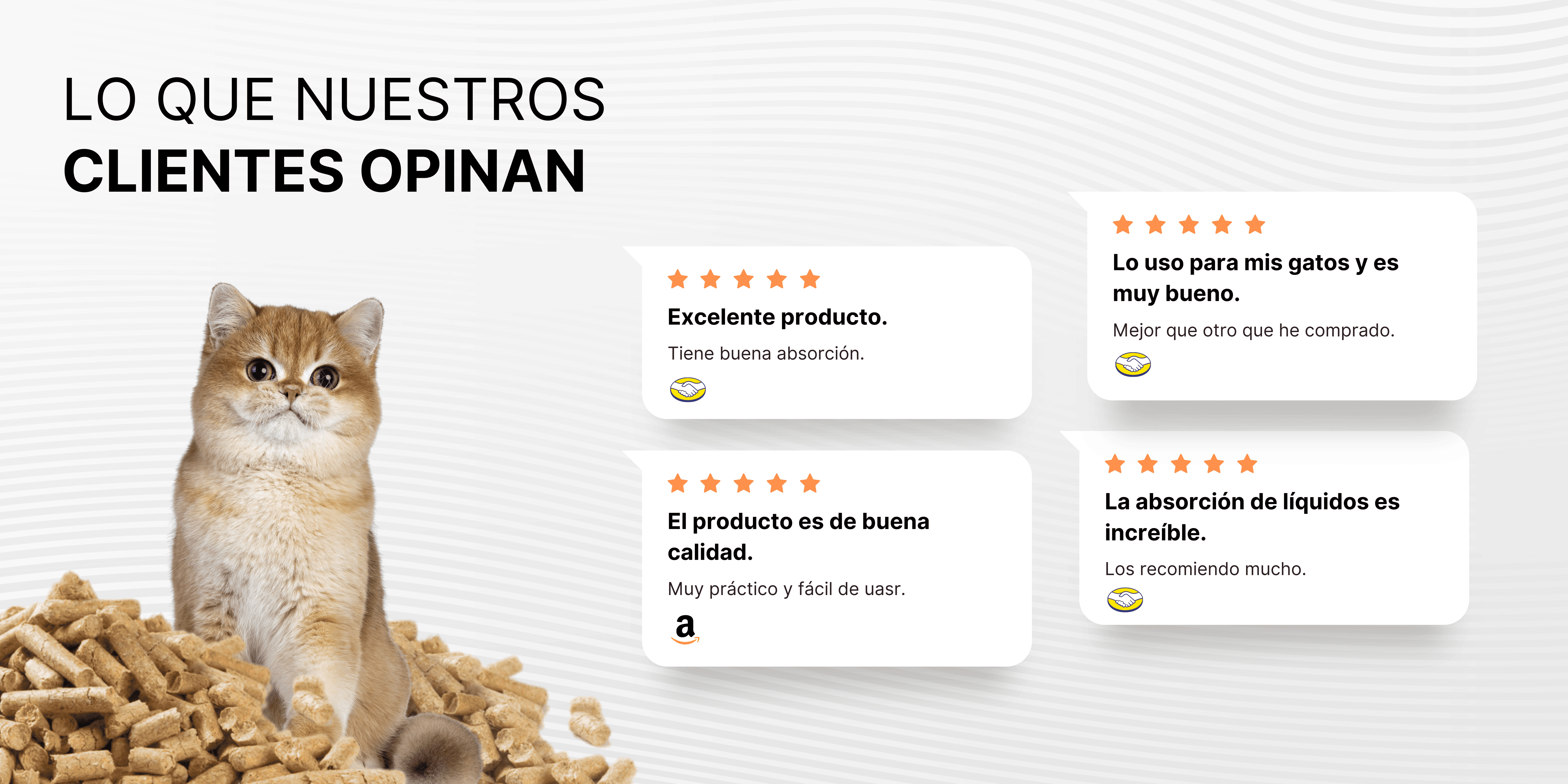 Pellets para gatos | Sustituto de arena para gatos